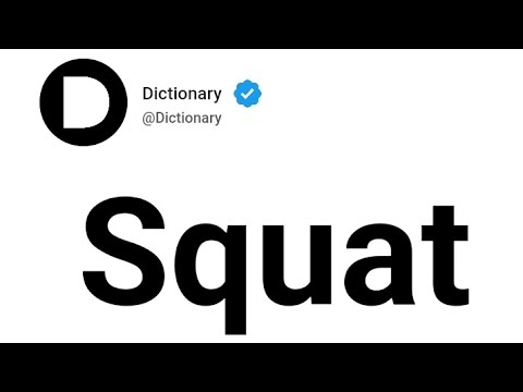 Squat Meaning In English