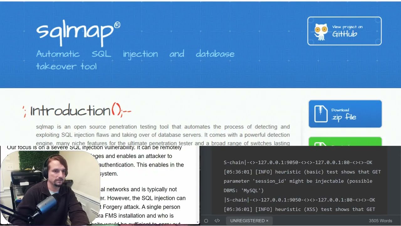 Database Enumeration & SQL Injection with SQLMap through ProxyChains