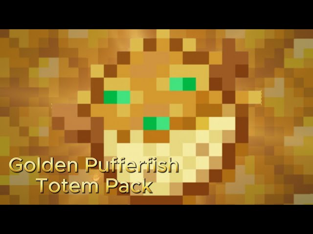 Golden Pufferfish Minecraft Texture Pack