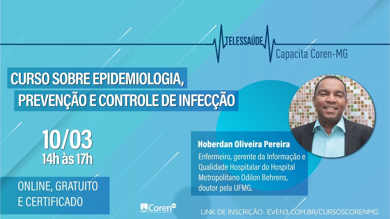 Curso sobre Epidemiologia, Prevenção e Controle de Infecção