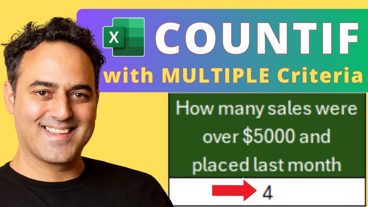Using COUNTIF with Multiple Criteria in Microsoft Excel