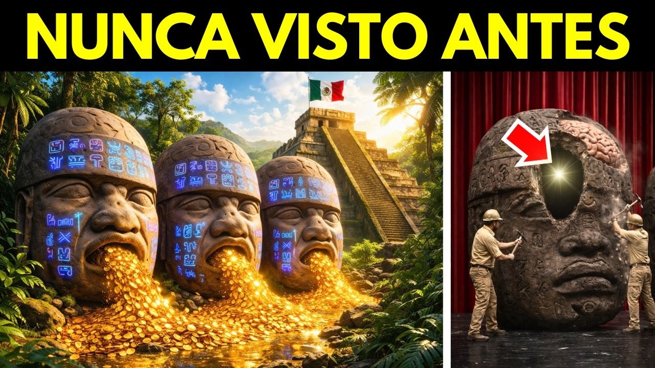 Lo descubierto bajo las Cabezas Olmecas Conmociona a los Científicos de todo el mundo