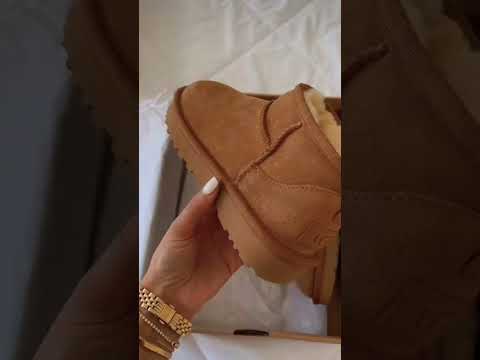 unboxing the ultra mini ugg boots for autumn ♡