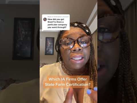 Which IA Firms offer State Farm Certification