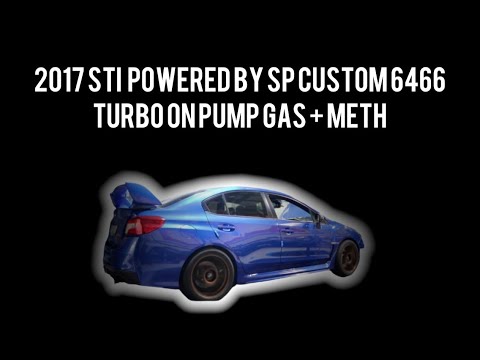 2017 STi powered by precision 6466 turbo on pump gas + meth