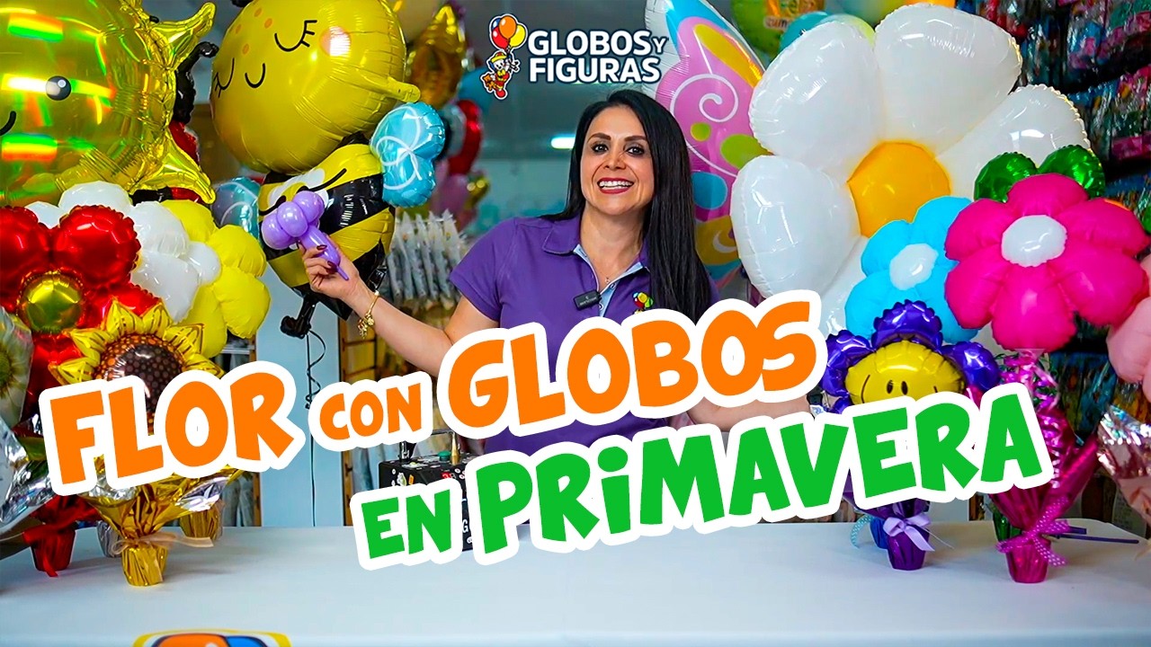 How to Make a Balloon Flower 🌸 Step by Step | Spring Decorations - Balloons and Figures