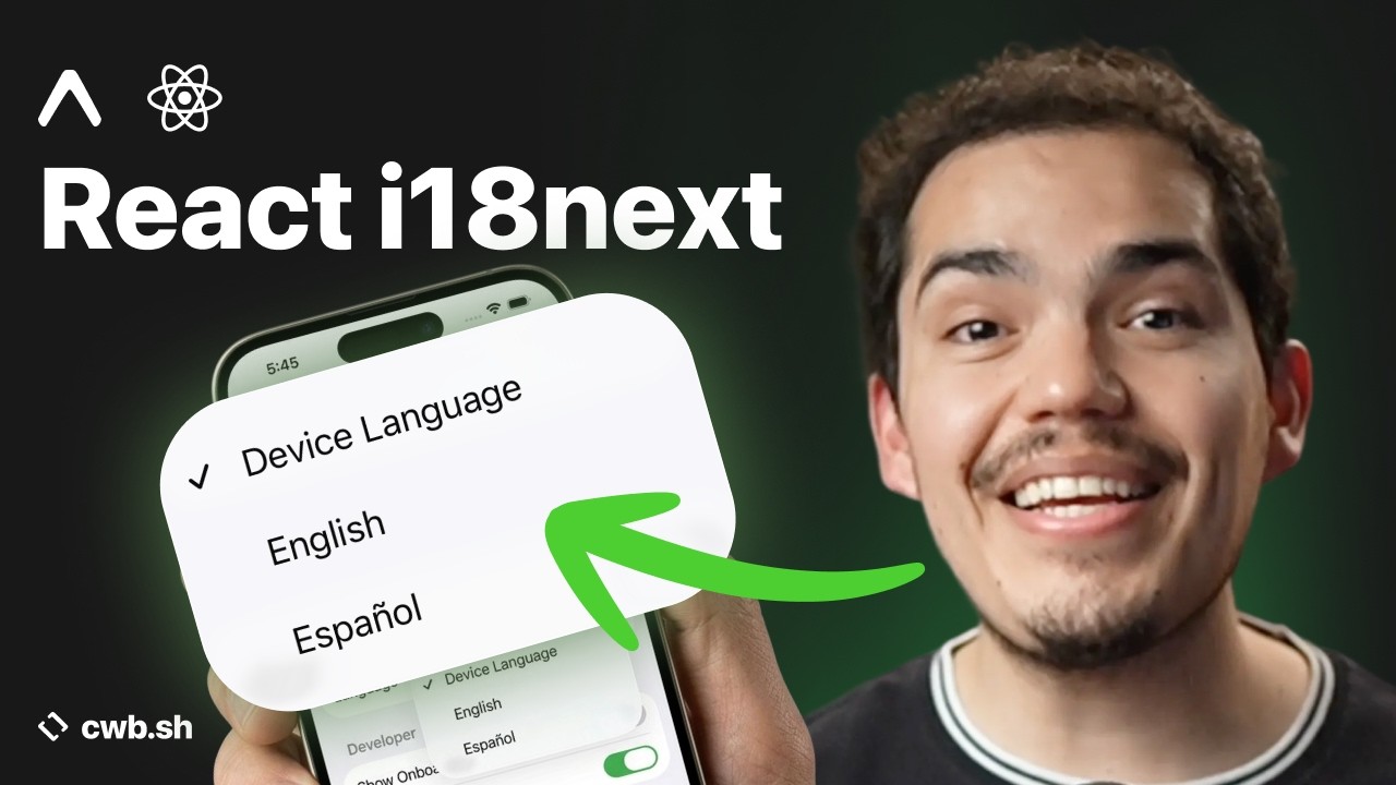 react-i18next in React Native & Expo