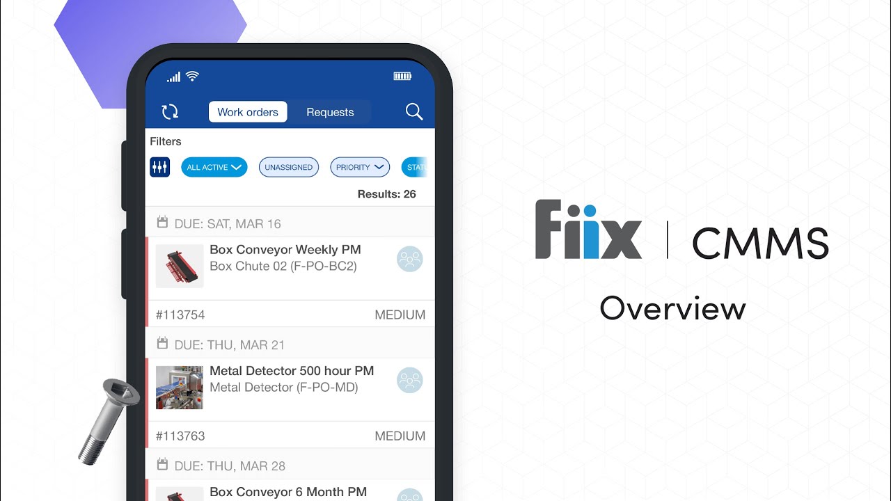 Fiix CMMS Product Overview