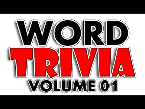 Word Trivia 1 - Test your knowledge of everyday words in this Vocabulary Quiz / Word Game