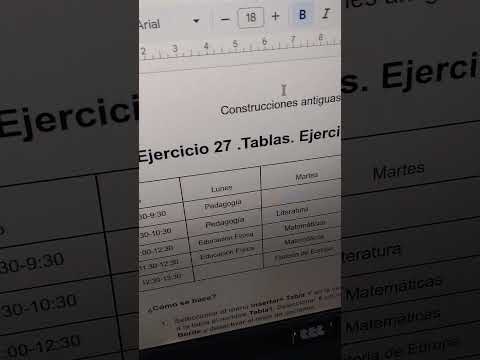 Ejercicio trabajando documento de texto encabezados pies de página Word Google Drive profesor online
