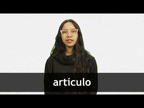 English Translation of “ARTÍCULO” | Collins Spanish-English Dictionary