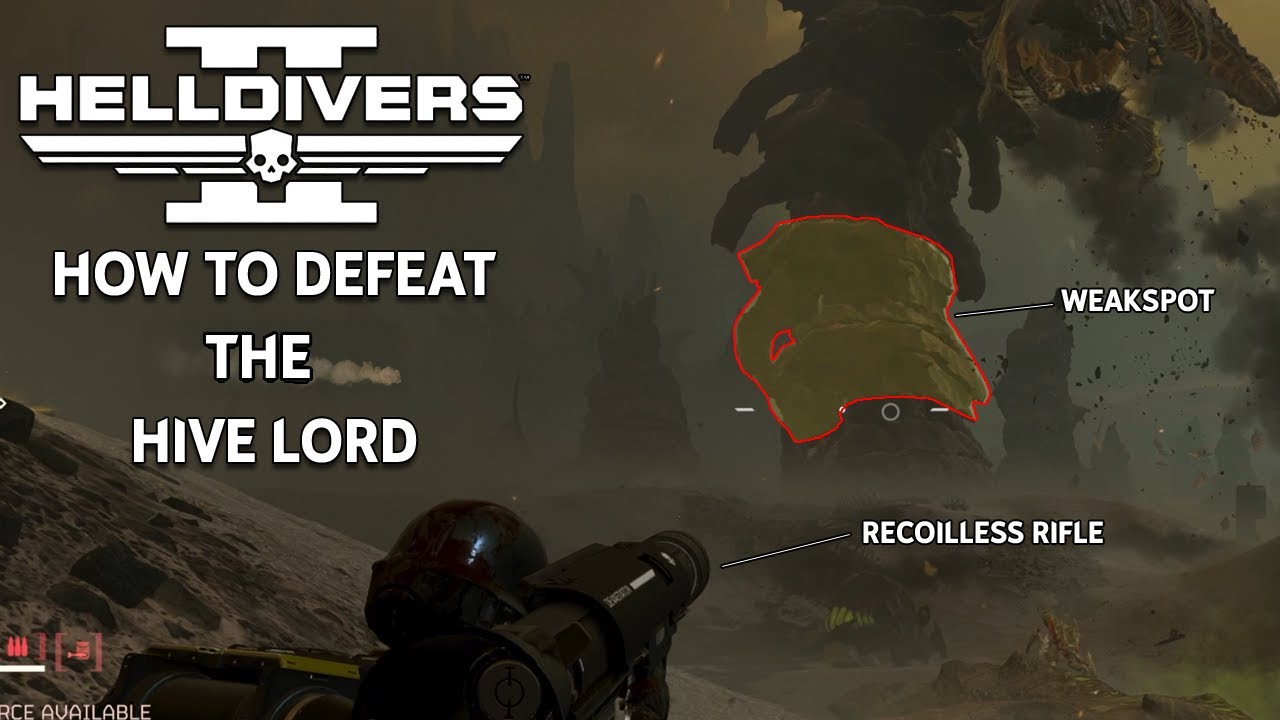 How to defeat the Hive Lord in Helldivers 2