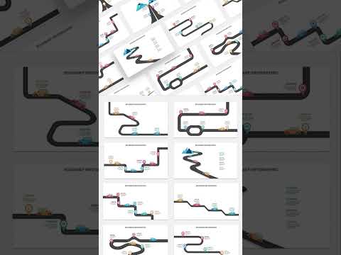 Roadmap infographic template #infographic #template