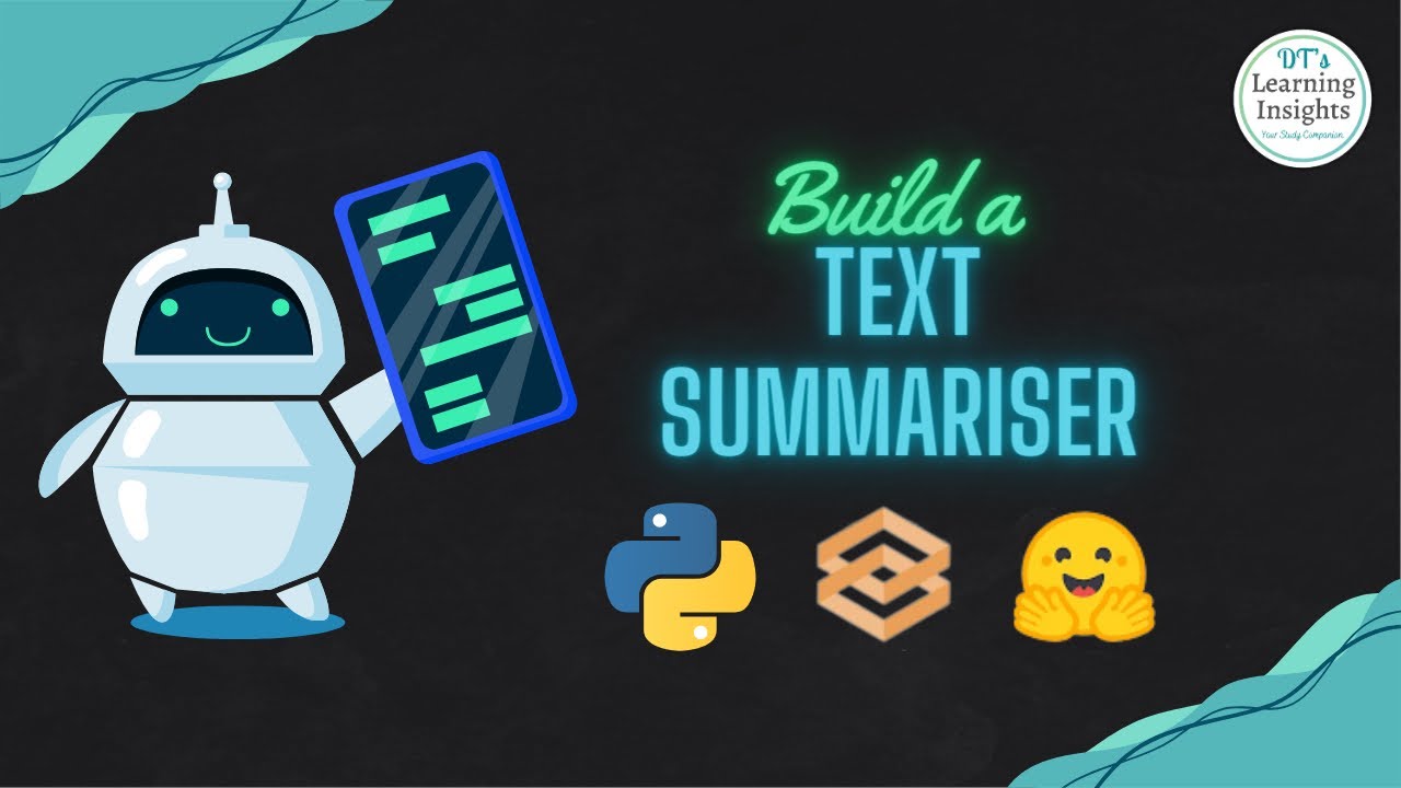 Build a Text Summariser with Python! #dtslearninginsights #pythonprojects #miniproject #nlp