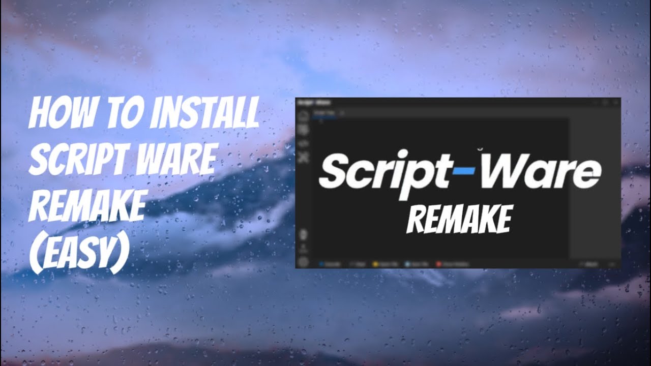 How to get & use Script Ware remake | Free & Keyless | Easy