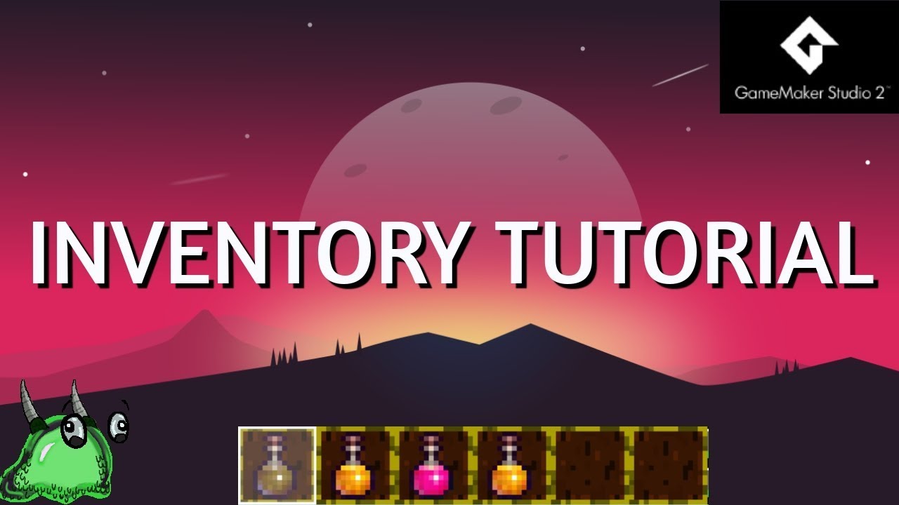 GameMaker Studio 2: Inventory Tutorial Part 1