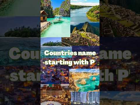 Countries Name starting with 'P'
