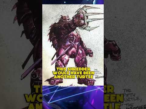 The Turtle Shredder Long Lost Brother from Unmade TMNT Movie