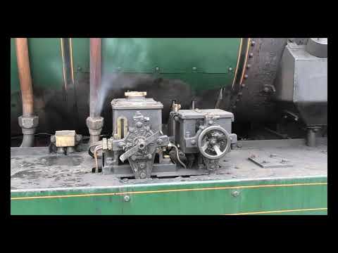 An injector valve compression joint leaking by the Automatic lubricator on Sir Keith Park.