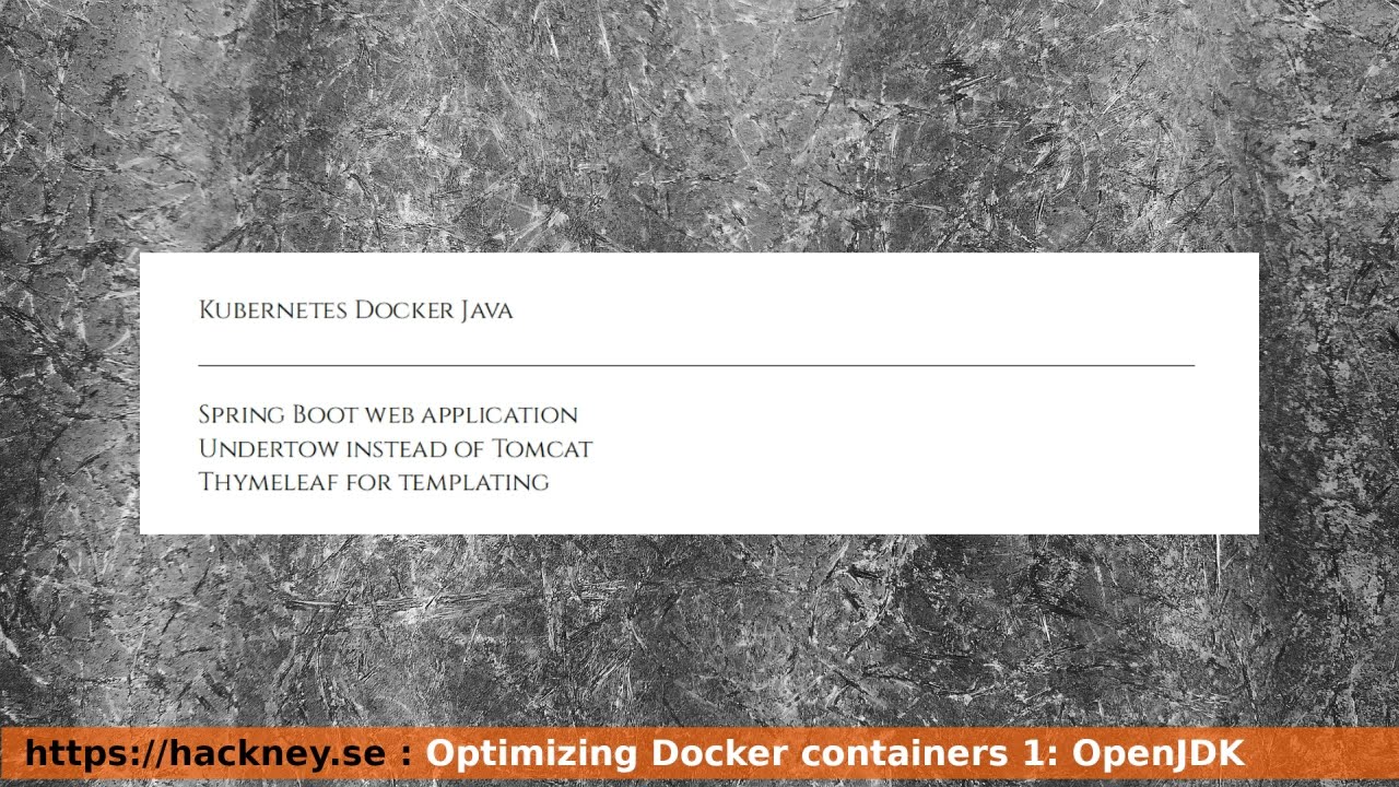 Java Docker Kubernetes | Save cpu and memory resources