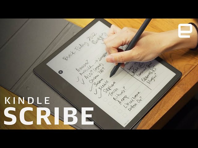 Amazon's new Kindle Scribe finally lets you take notes instead of just ...