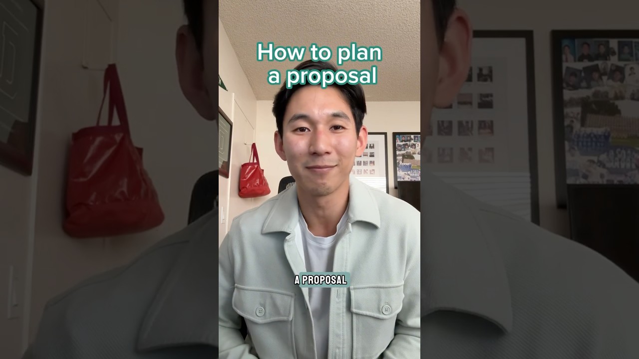 How to plan a proposal! If you haven’t started yet, you better start
