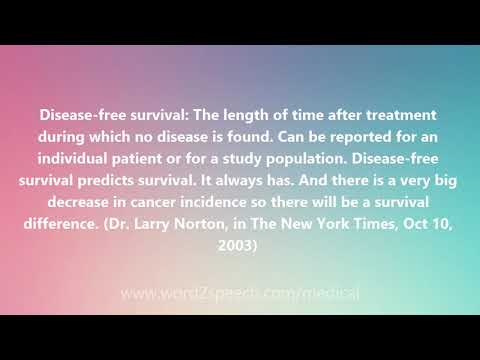 Disease-free survival - Medical Meaning and Pronunciation