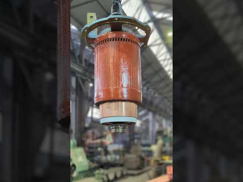 Train engine Motor Armature fitment inside stator .