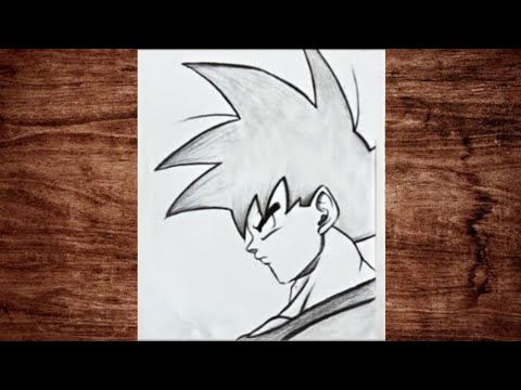 Easy goku drawing for beginners | How to draw Goku step-by-step | Anime Characters easy Drawing