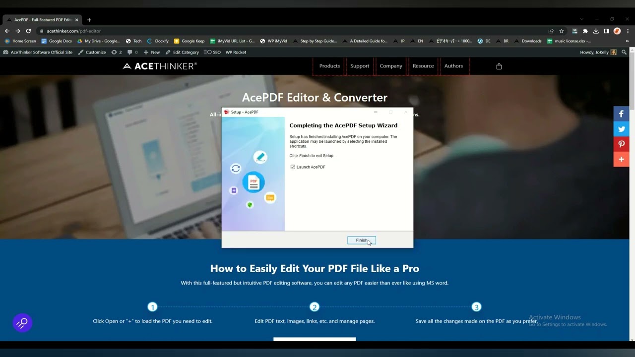 AcePDF (PDF Editor and Converter) Registration Guide and More
