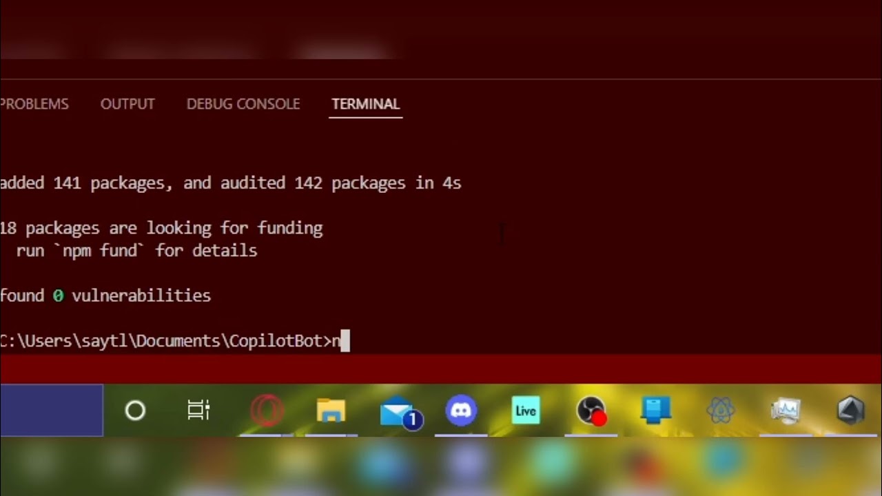 GitHub Copilot makes a discord bot