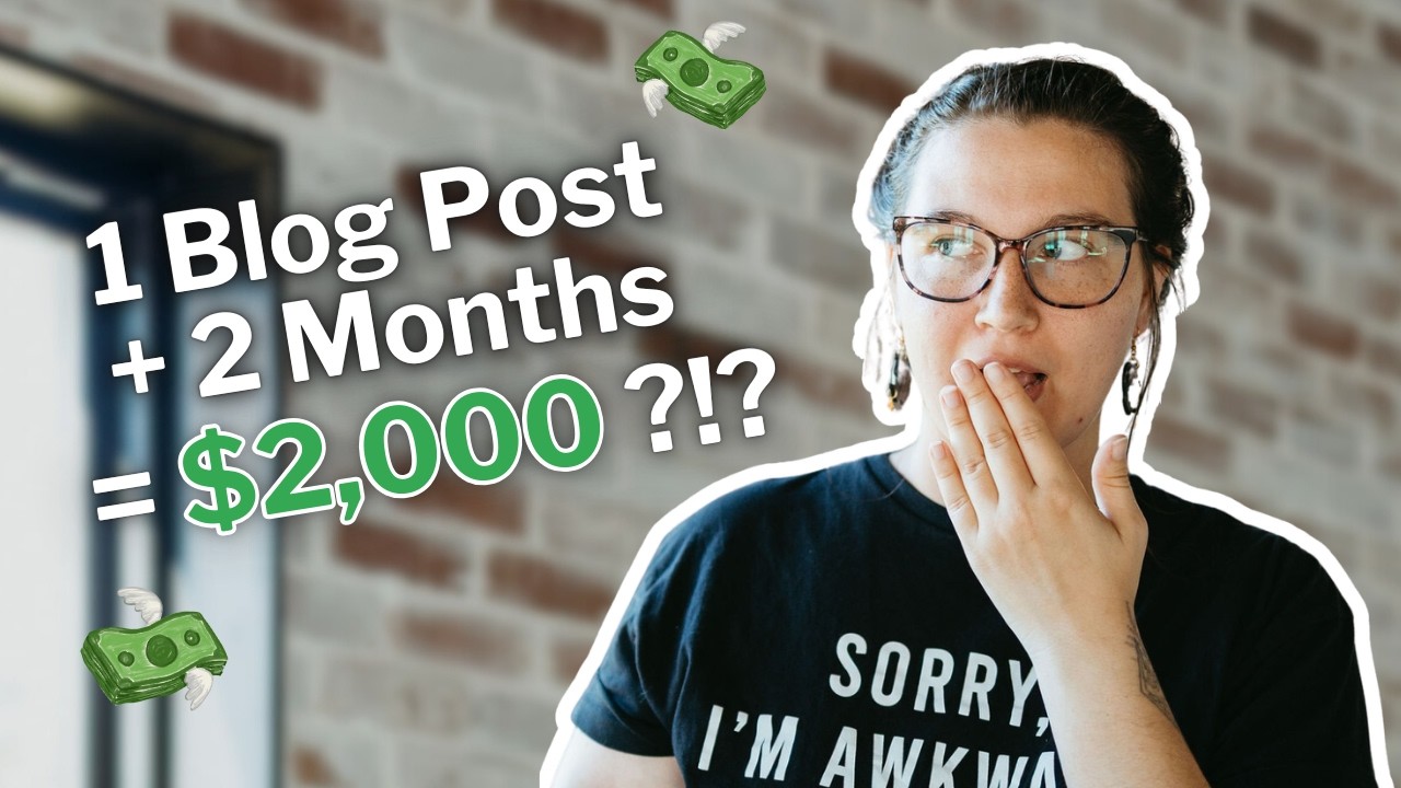 How a Pinterest Manager Earned $2k+ From 1 Blog Post Using This Blogging Kit