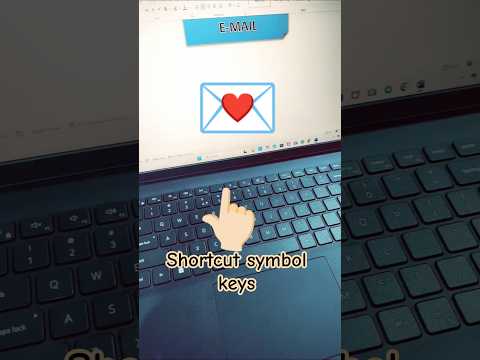 Ms Word E-mail symbol shortcut keys #trending #mstechtricks #Haseensong#computereducation@ManojDey