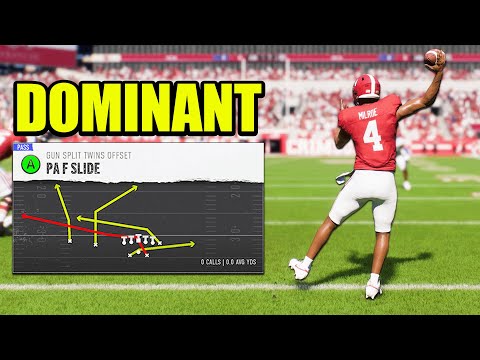 How To Run The Perfect Alabama Offense, FULL SCHEME | College Football 25