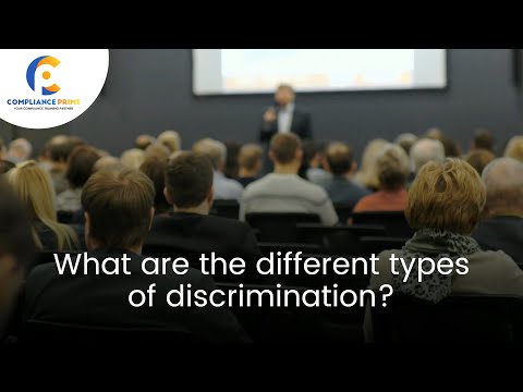 What are the different types of discrimination?