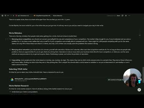 Client Acquisition For Beginners - Niche Mastery