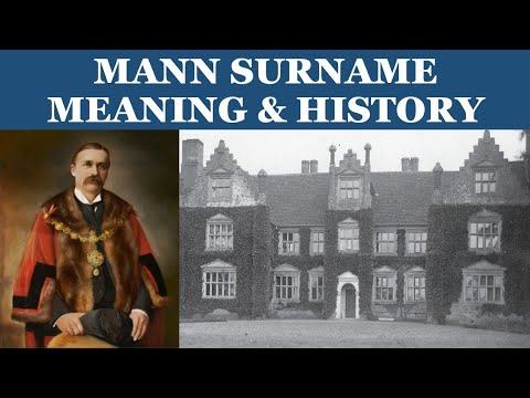 Mann Surname History