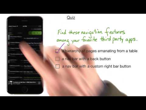 Learn Treasure Hunt Finding Navigation Features in Your Favorite Apps UIKit Fundamentals - Mind ...