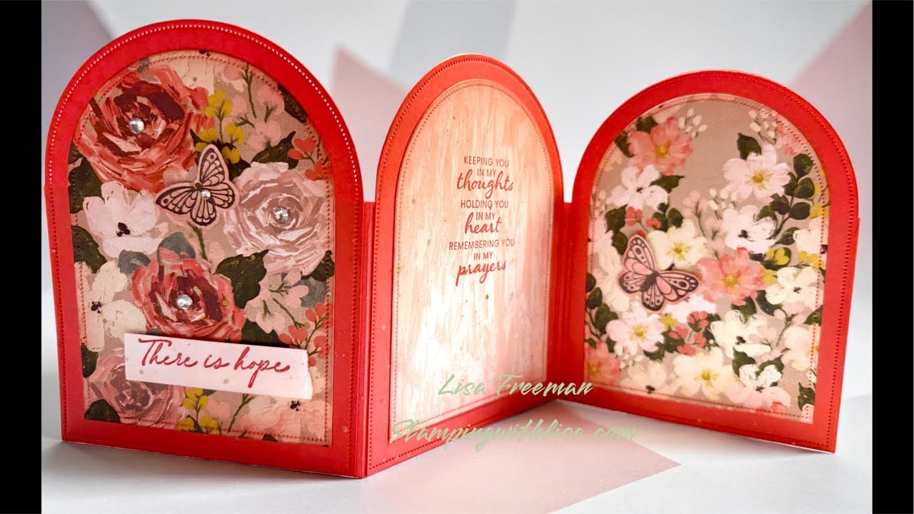 Easy Trifold Arch Card!