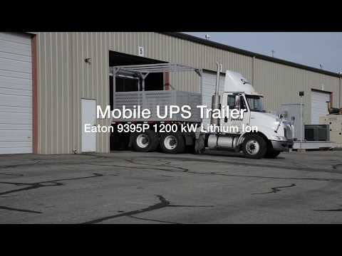 UPS Backup Trailer 1200kW Lithium-Ion