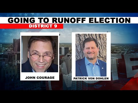 Courage vying to keep seat as Von Dohlen hopes the third time’s the charm in D9 runoff election