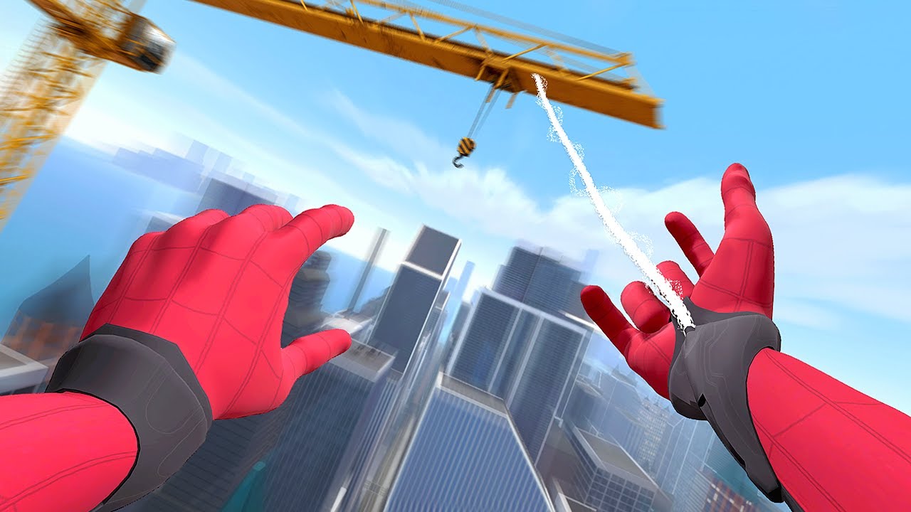 This Spiderman VR Game is INSANE