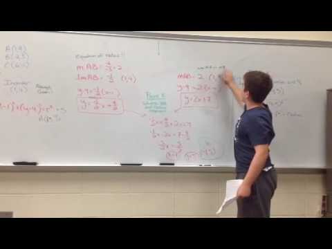Incenter equation of inscribed circle