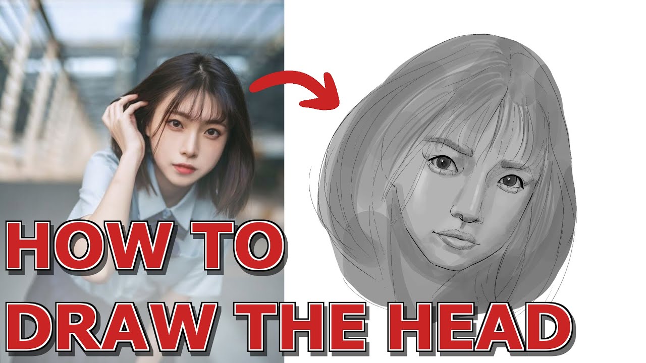 How To Draw The Head - Head Practice #1