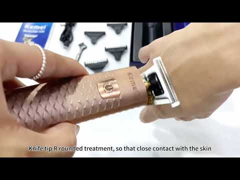 KM-1936 All-Metal Electric Rechargeable Hair Trimmer - Durable and Precision Grooming