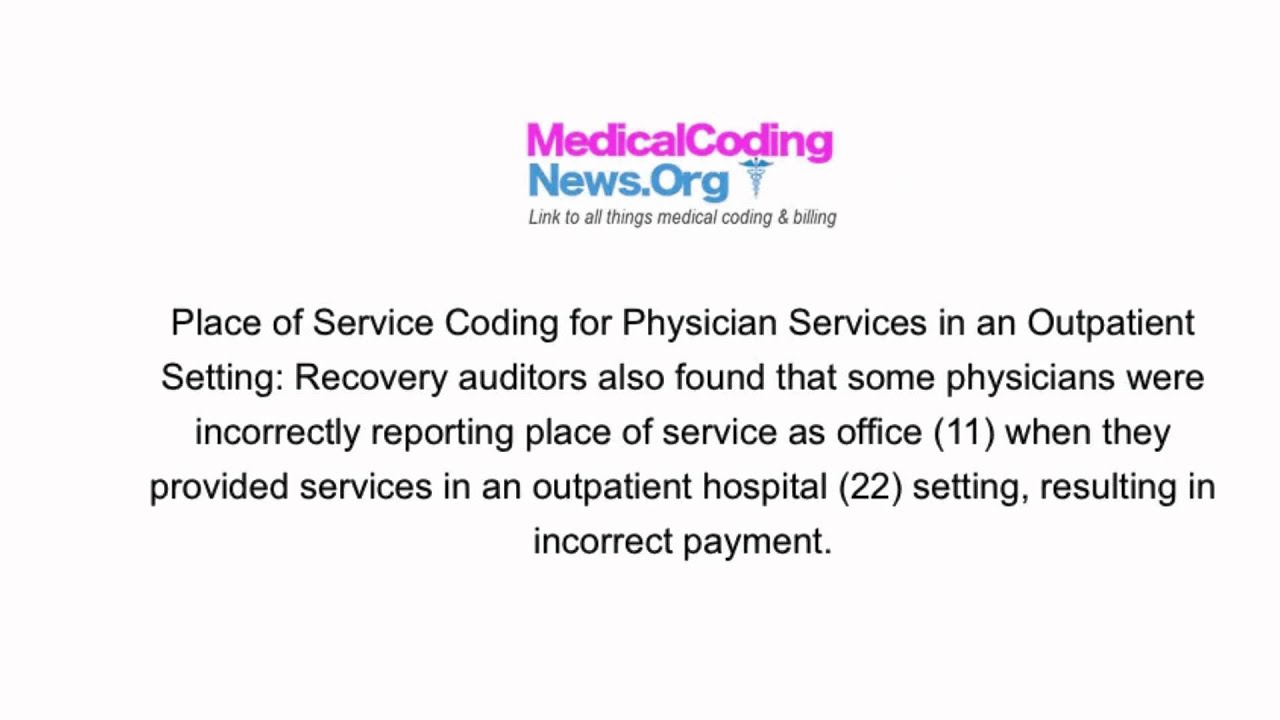Medicare Coding Errors to Avoid: Add-on, Place of Service, and Modifiers