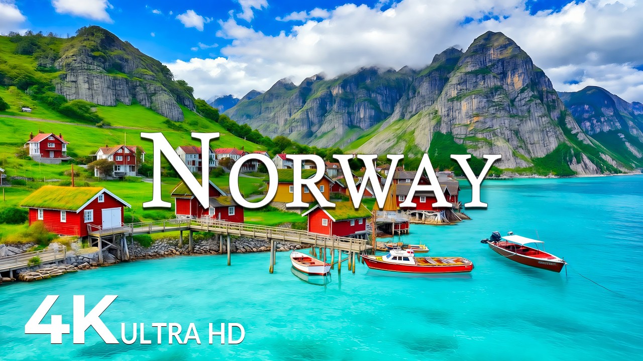 FLYING OVER NORWAY (4K UHD) – Soothing Music Along With Beautiful Nature Video - 4K Video ULTRAHD #2