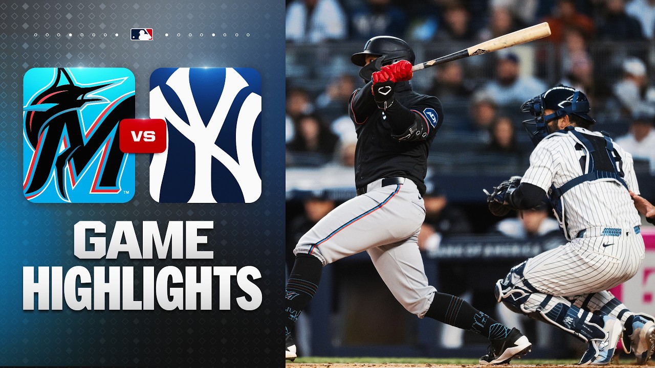 Marlins vs. Yankees Game Highlights (4/4/26) | MLB Highlights