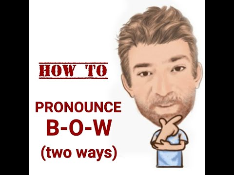 Do You Mispronounce Bow as (Bau) or (BO)? Lesson (702) Common English Error Tutor Nick P