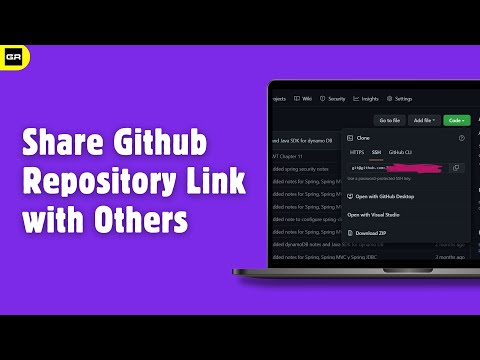 How to Share GitHub Repository Link with Others | 2024 | Link a GitHub Repository to Another | 2024